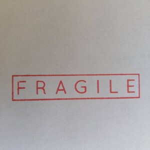 Fragile Stamp Small Business Stamp Ceramics Pottery Packaging Rubber ...