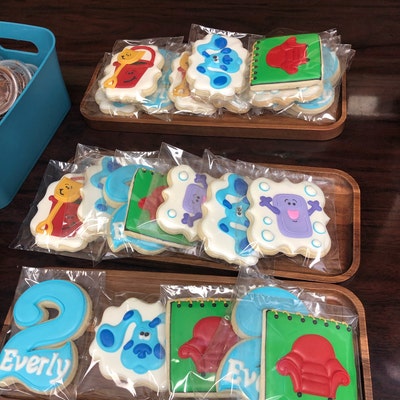 Blues Clues Decorated Cookies - Etsy