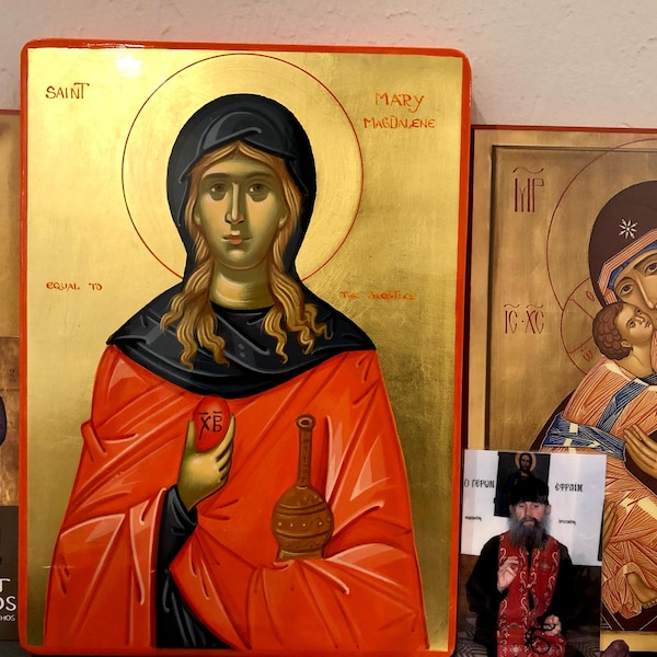 Icon of the Archangel Michael at the Second Coming of Christ,byzantine ...