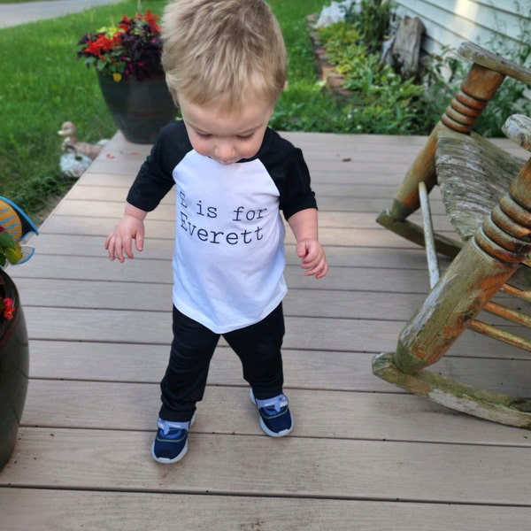 Personalized Shirt - Cute Custom Shirt Boy - Name Shirt Boy - Toddler ...