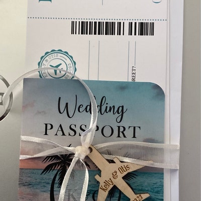 Airplane Charms for Destination Wedding Invitations Made of - Etsy