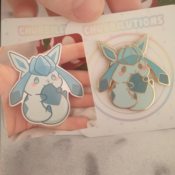 Cute Chubby Eeveelution Kawaii Fox Animal Eevee Enamel Pin Lapel Badge ...