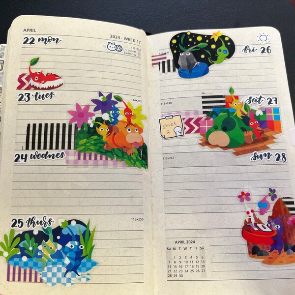 4x6 Pikmin Sticker Sheet - Etsy