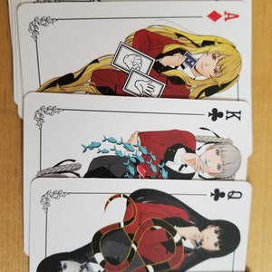 Kakegurui Playing Cards 54-card Deck | Etsy