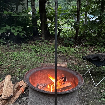 HAND FORGED Campfire Squirrel Cooker Fire Irons - Etsy