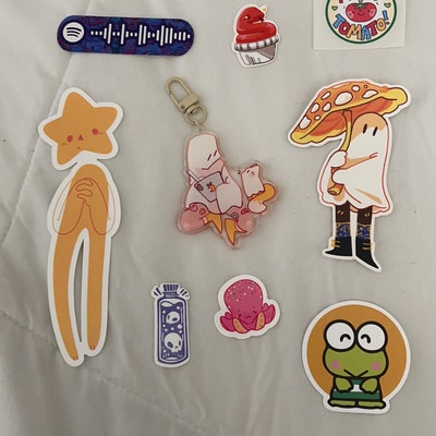 Minimalistic Space People Waterproof Stickers - Etsy