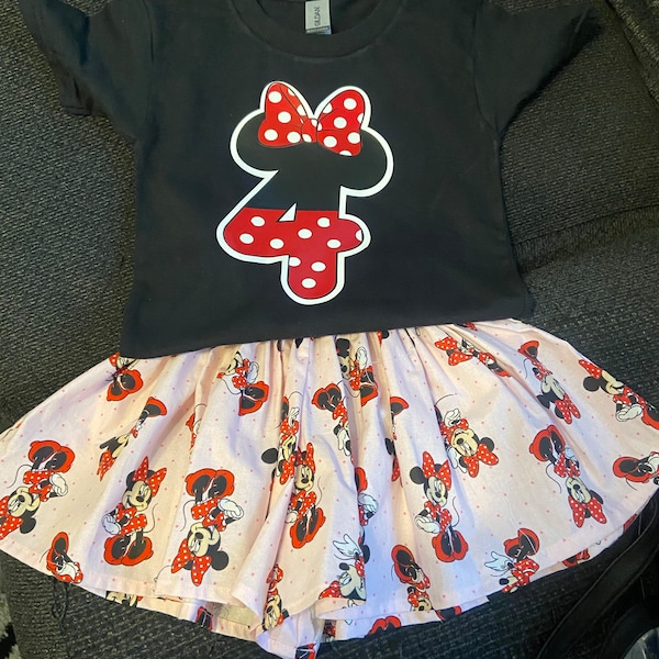 Birthday Numbers Svg – Minnie Mouse Svg – Numbers Clipart – Birthday ...