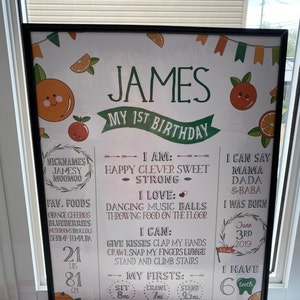 Woodland Animals Birthday Board Woodland Birthday Milestone - Etsy Canada