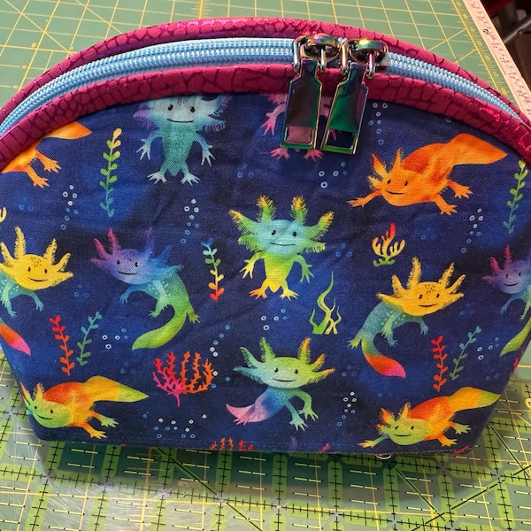 Cute Axolotl Salamanders Fabric - Timeless Treasures - 100% Cotton ...