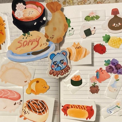 Konpeito Candy Sticker Cute Journal Planner Bujo, Cat Sticker, Laptop ...