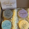 Individual Fondant Iced Sugar Cookie Stamped Message Biscuit - Etsy UK