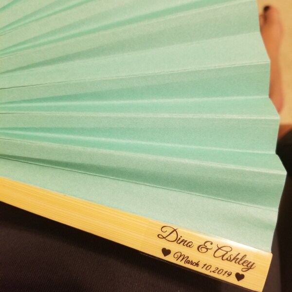 Wedding Fan Label, Hand Fan Label,program Fan Label,personalized Fan ...