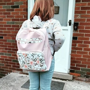 Elina Backpacks 2 Sizes PDF Sewing Pattern, School Backpack Pattern - Etsy