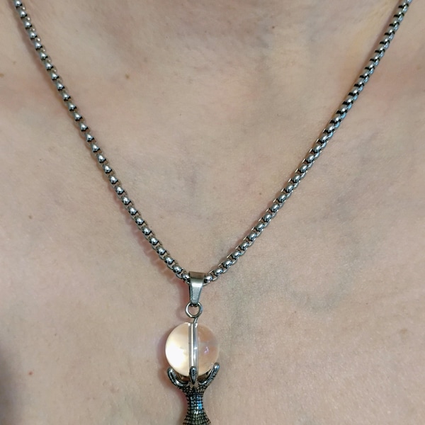 Red Cornicello and Mano Cornuto and Combo Necklace, 1" Italian Lucky ...