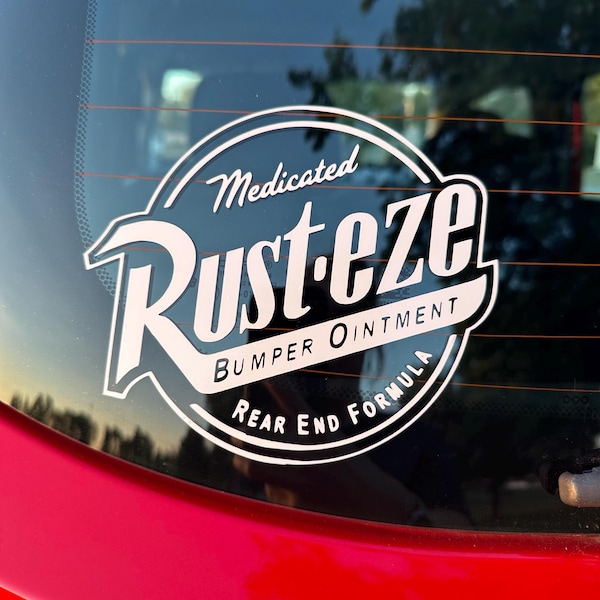 Rusteze Decal, Cars Decal, Mater, Car Decal, Wall Decal, Laptop Decal ...