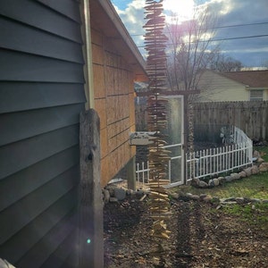 Plant Terrarium 25 Inch Valhalla Ladder/ Cream Wood Beads / V-0130 ...