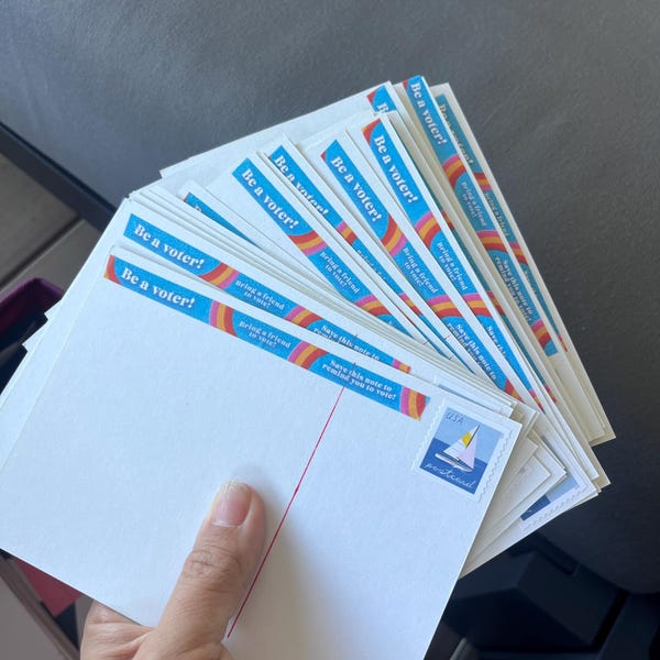 Rainbow Postcards to Voters Washi Tape, Perfect for Decorating Your Get ...