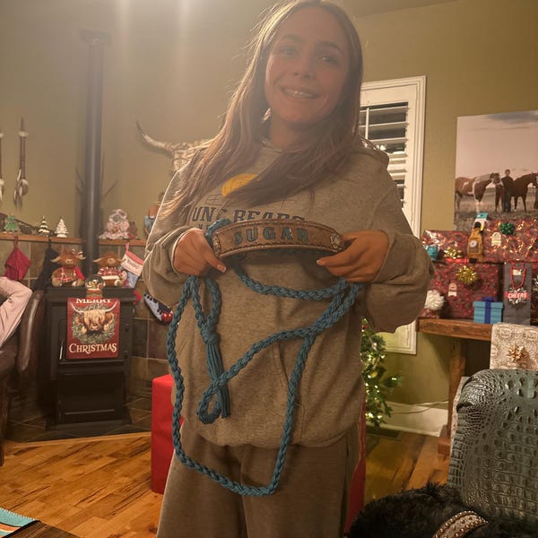 White Rope Reins 5/8, Horse Tack, Yacht Rope Reins, Rope Reins, Reins ...