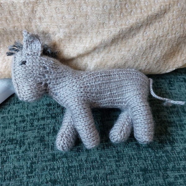Knitting Pattern for Donkey Amigurumi, Knitted Christmas Nativity ...