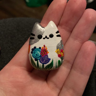 Pusheen the Cat Gray Wedding Cake Topper Couple Figure Custom Order - Etsy