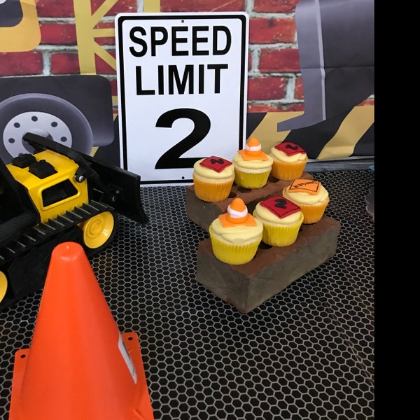 Speed Limit 2 Metal Street Traffic Sign NEW 2MPH 2nd Second Birthday ...
