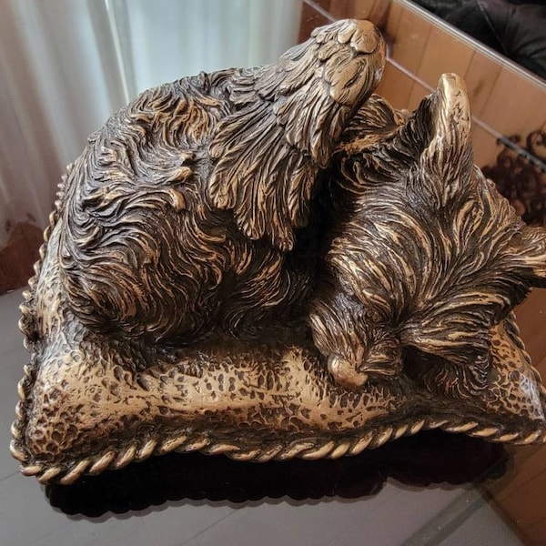 Angelic Yorkie Dog Memorial Urn - Etsy
