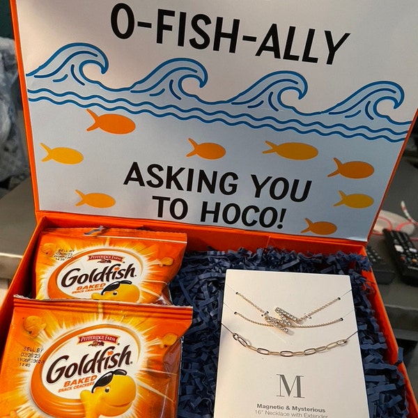 Homecoming Proposal Idea "i'm O-fish-ally Asking You to Hoco!" INSTANT ...