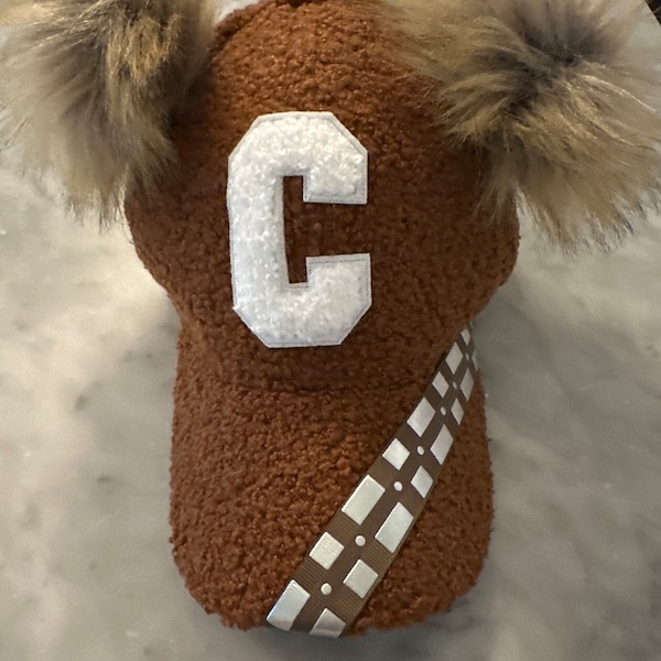 Chewbacca Inspired Baseball Hat, Fur Pom Pom, Star Wars Fan Gift - Etsy