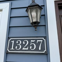 Address Sign, House Number Sign, Address Sign Outdoor, Address Plaque ...