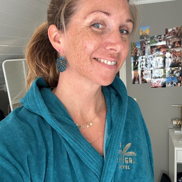 Purple SEA GLASS Starfish Rear View Mirror Car Charm, Starfish Car ...