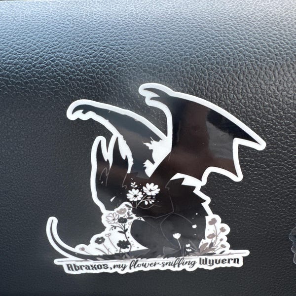 Fourth Wing Violet Flowers for Violet Tairn and Andarna Sticker - Etsy