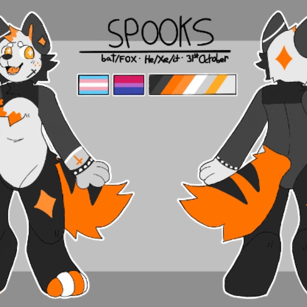 Base- Furry Canine Ref Sheet - Etsy