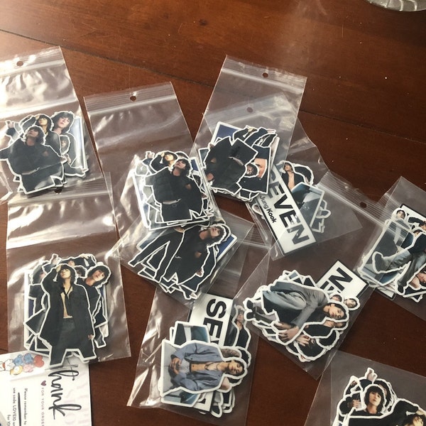 Jungkook Sticker Pack Jung Kook Seven Stickers Jk Stickers Jungkook Abs ...