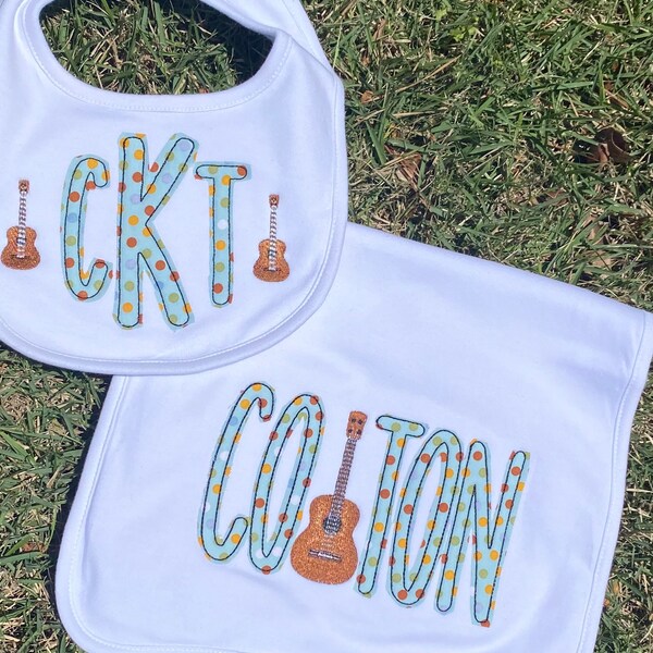 Multiple Size Embroidery Design Guitar Rock Music Instant Download ...