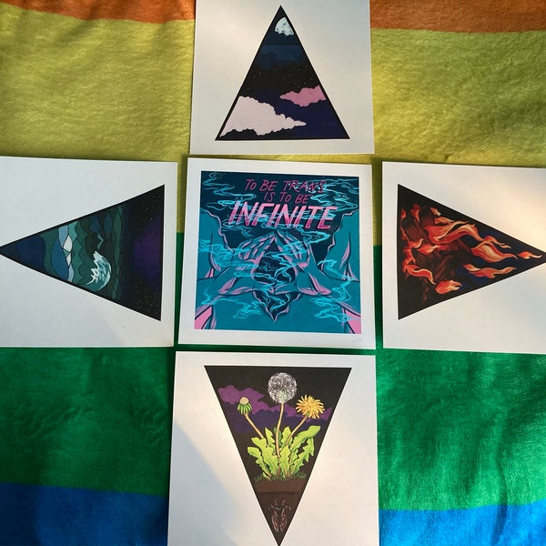 To Be Trans is to Be Infinite – Art Print, Trans Power, Trans Pride ...