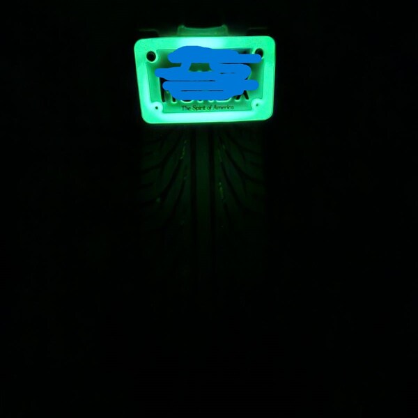 Glow in the Dark License Plate Frame, Glow in the Dark, Car Lights ...