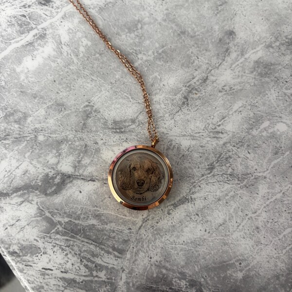 Personalized Keepsake Necklace • Pet Hair Keepsake • Memorial Gifts for ...