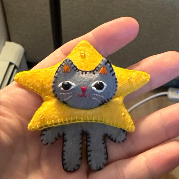 Ferdinand the Felt Cat PDF Sewing Pattern | Beginner Friendly | Digital ...