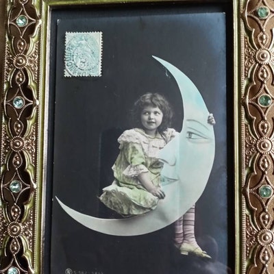 Wood Nymph Doll Postcard Artist Woman Lady Girl, Forest Trees Long Hair ...