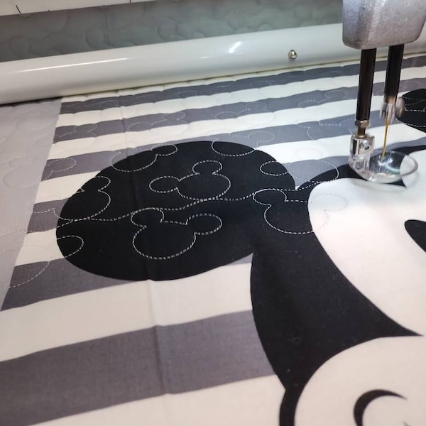 Woodland Animals Continuous Line, Edge to Edge Pantograph for Quilting ...