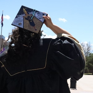 Graduation Cap Topper Label/criminal Justice Major/ Future FBI - Etsy