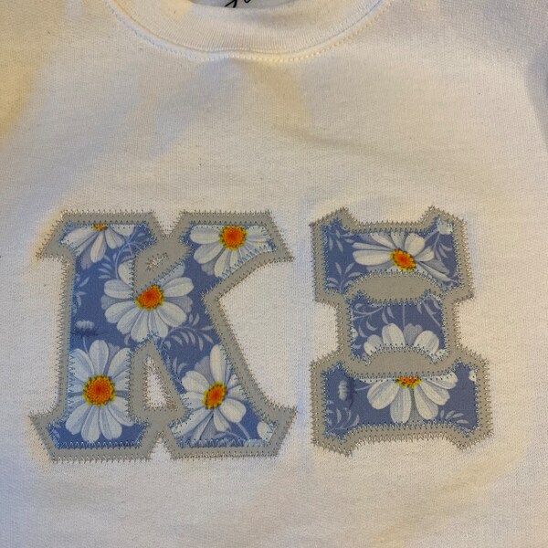 Celestial Greek Stitch Letters Sorority Apparel Sorority Sweatshirts ...