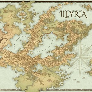 Ancient Rome Map Dark Fantasy Style Roman Empire Map, Ancient Rome ...