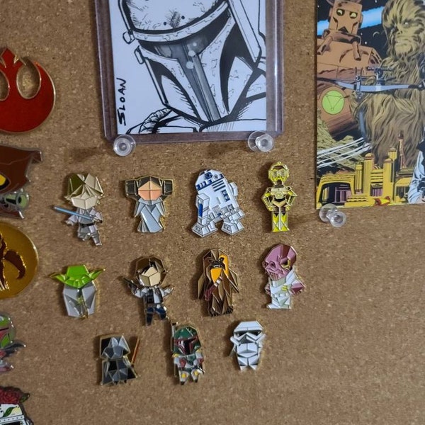 Luke Skywalker Origami Pin, Star Wars Gift, Nerd Gift, Geek Gift - Etsy