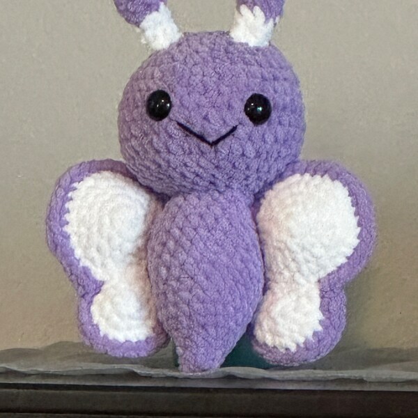 PATTERN: Plush Belah the Butterfly Pattern Amigurumi Super Bulky ...