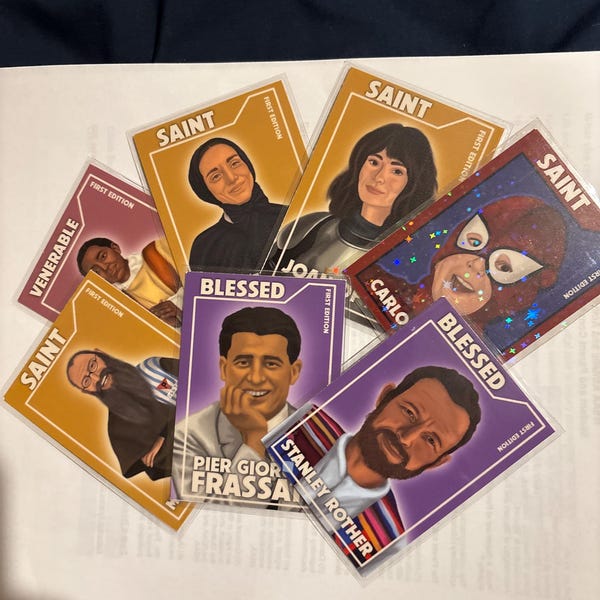 Carlo Cards First Edition | 7 Holy Card Pack | Catholic Saint Trading ...