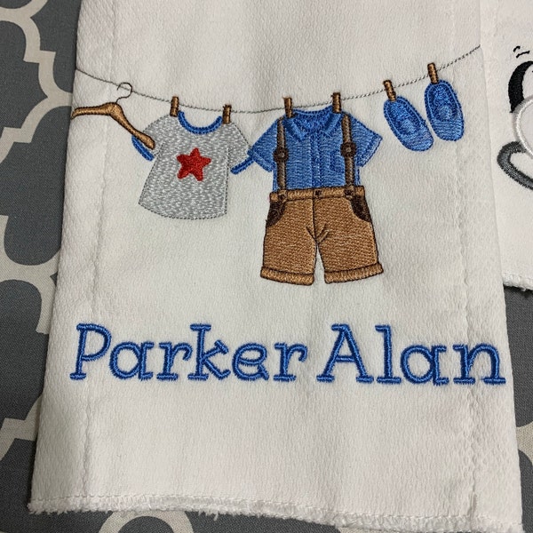 Clothes Line Boy Embroidery Design Kids Embroidery Design Machine Baby ...