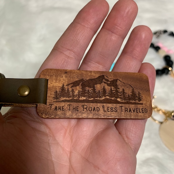 Glowforge SVG Keychains | ADVENTURE Svg Files | Laser Files Keychains ...