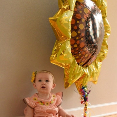 Jumbo Sunflower Balloons, Sunflower Party Decor, Sunflower Bridal ...