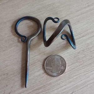 Hand Forged Copper Hair Stick / Hair Pin Hand Made by Blacksmith ...